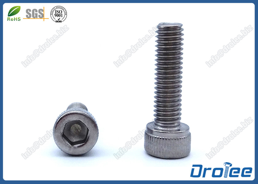 304/316 Stainless Steel DIN 912 Knurled Head Socket Cap Screw