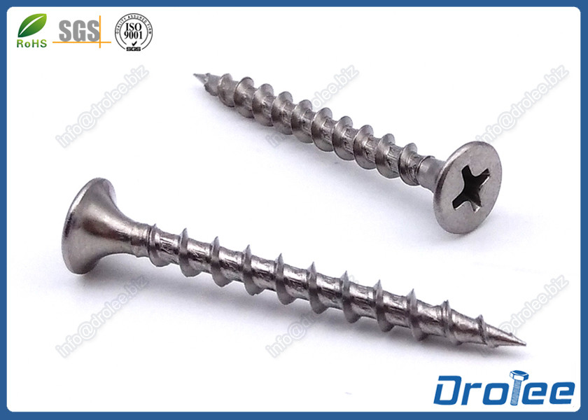 Passivated 410 Stainless Steel Bugle Head Coarse Thread Drywall Screws