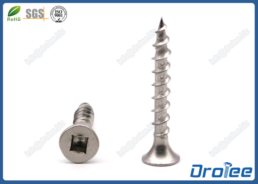 304 Stainless Steel Bugle Head Square Robertson Drive Deck Screws